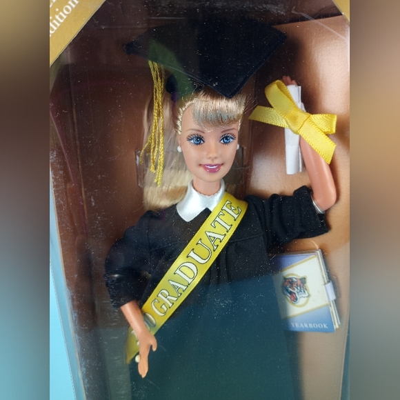 Mattel | Toys | Mattel Vintage 999 Millennium Grad Barbie Doll W Black ...
